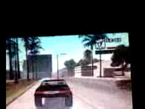 GTA SA CAR MOD BIG RIMS - YouTube