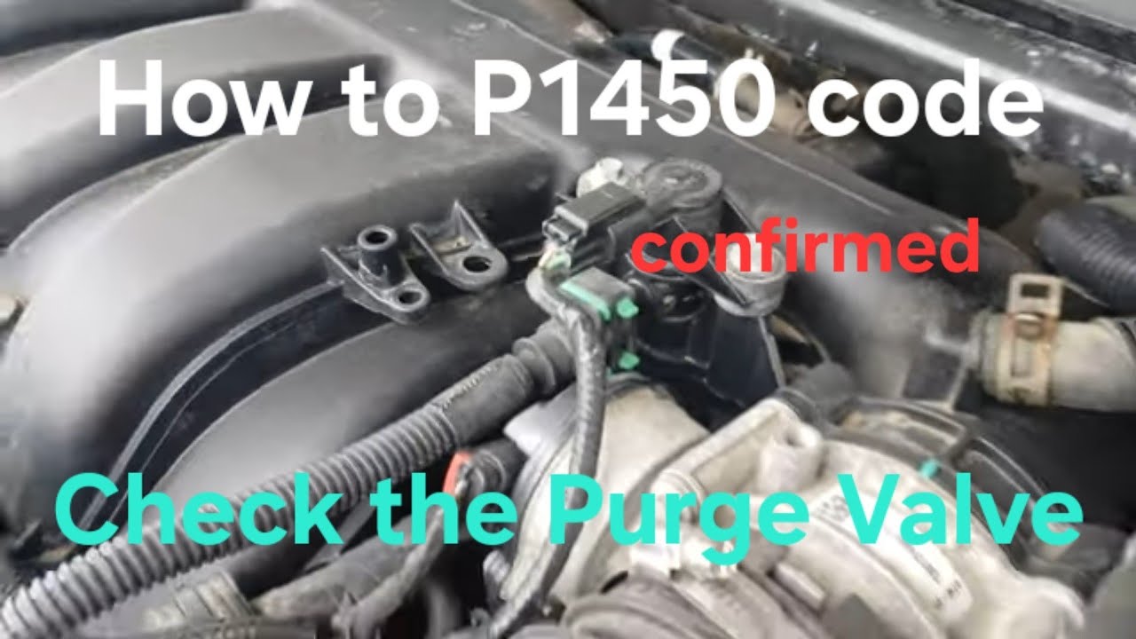How to Check P1450 Purge Valve. 2013 Ford Interceptor AWD 3.5ltr. NA ...
