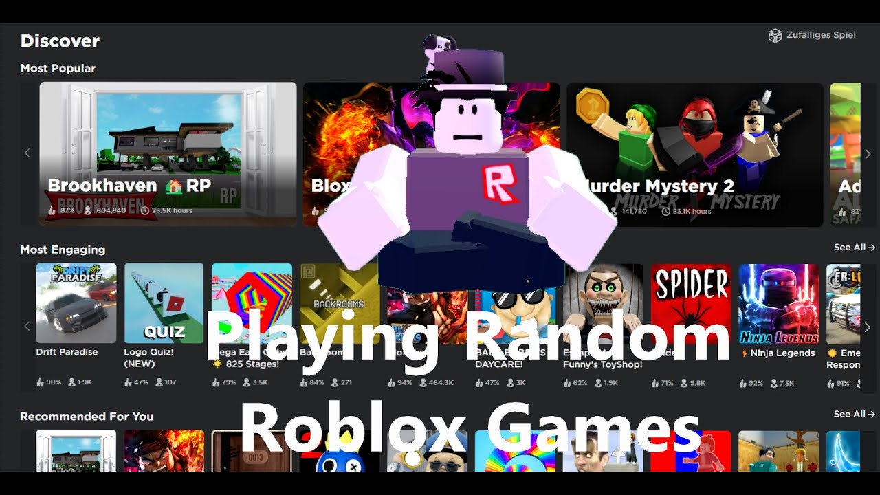 Playing Random Roblox Games LIVE! | Roblox RG - YouTube