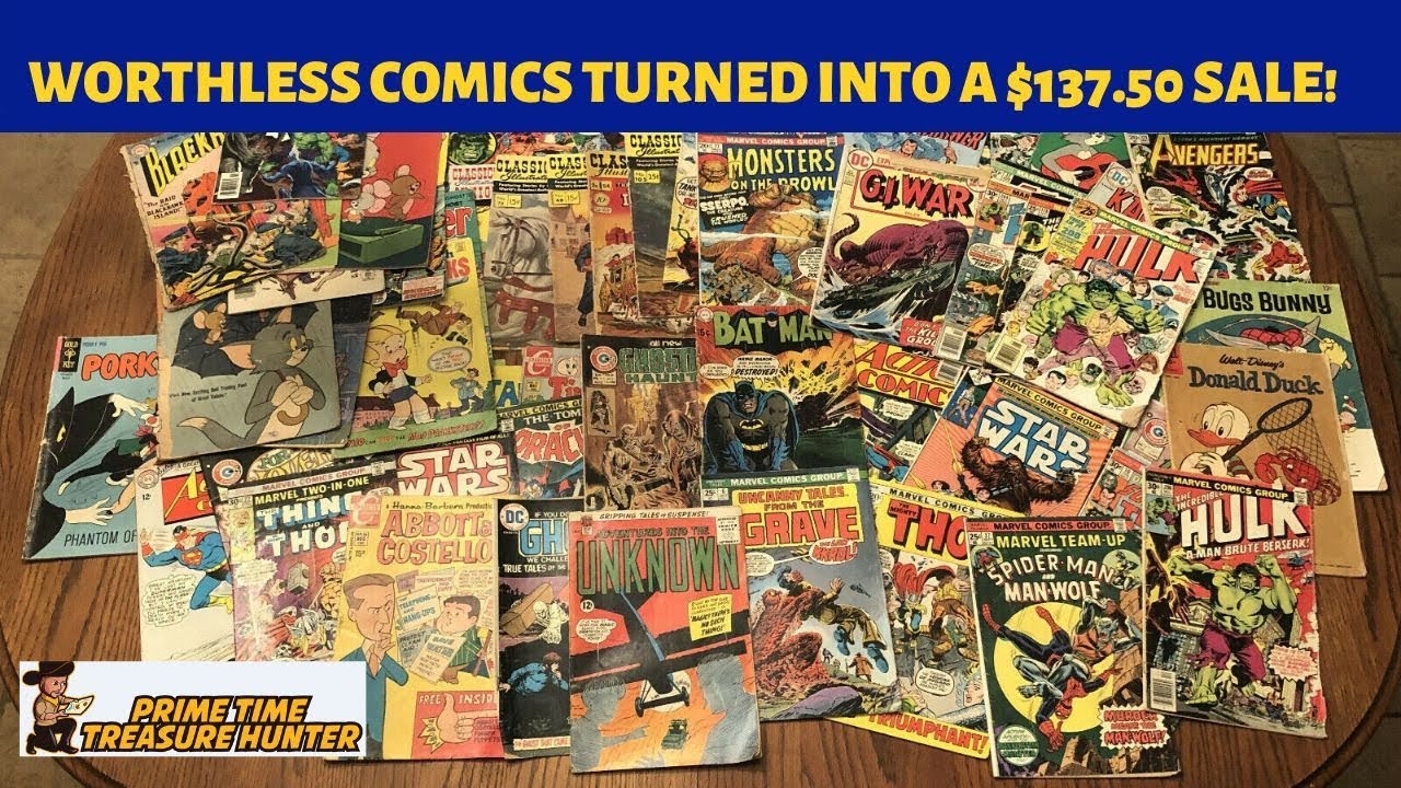 How I Turned a Stack of Worthlesss Comics into a $137.50 Ebay Sale ...