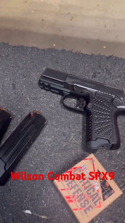 WILSON COMBAT SFX9 Subcompact 3.25 inch! Accuracy Test - YouTube