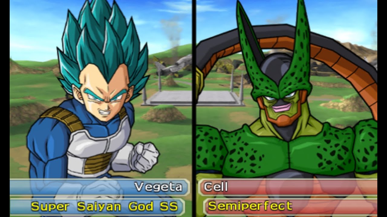 Vegeta SSJ Blue vs Semi-perfect Cell - YouTube