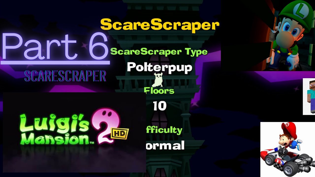 Luigi's Skyscraper 😅. Luigi's mansion 2 HD Scare Scraper 😱. - YouTube