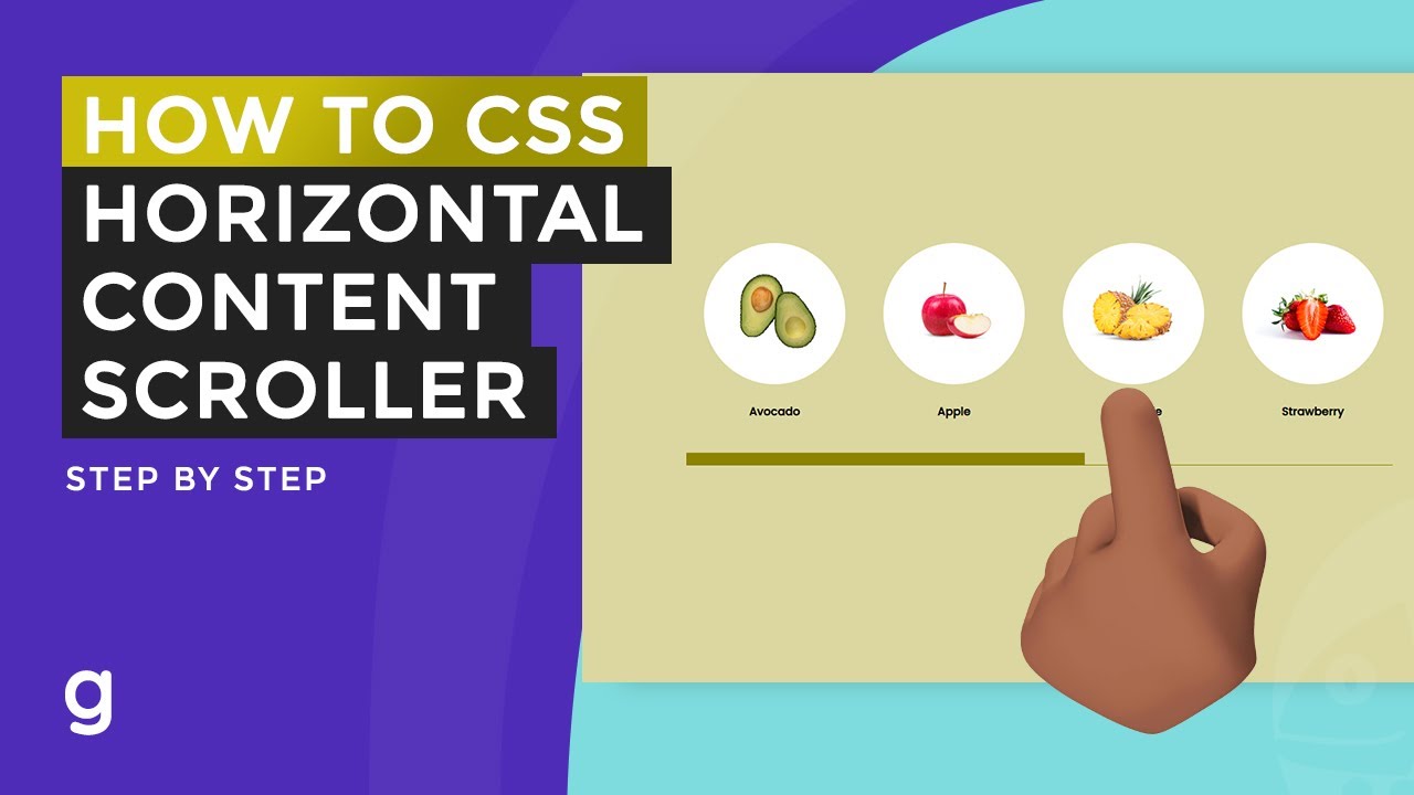 How To Create Horizontal Content Scroll With Css Youtube