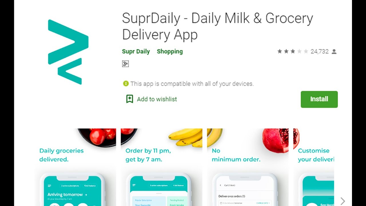 Supr Daily App Review | Daily Needs items at door step | Online App for ...