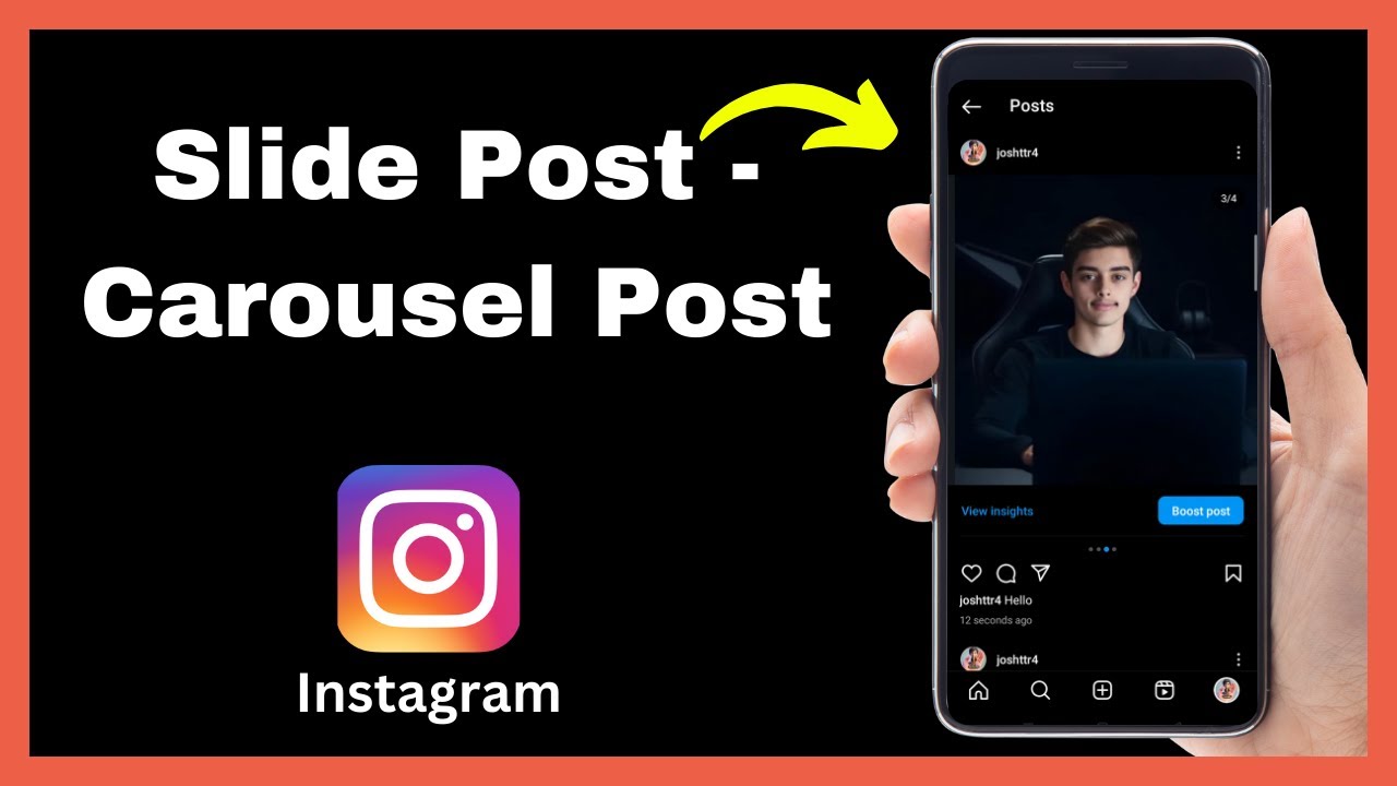 How To Make Instagram Slide Post - Carousel Post (Quick Tutorial) - YouTube