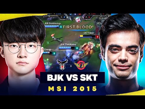 Faker'ı kesen ilk Türk  | BJK vs SKT MSI 2015 Analiz