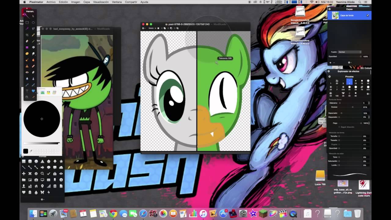 MLP Speedpaint Breadwinners Sway Sway VS Snake Snake - YouTube