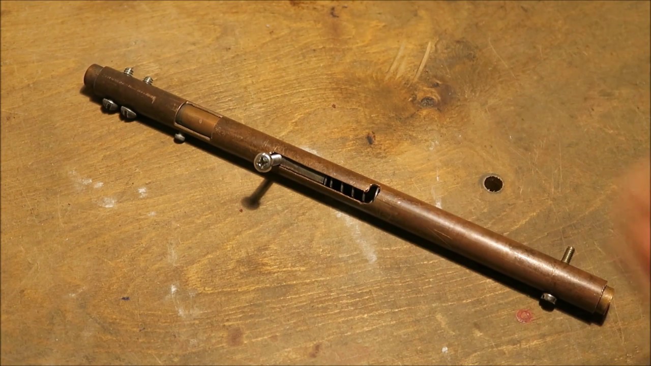 Copper pipe signal gun - YouTube