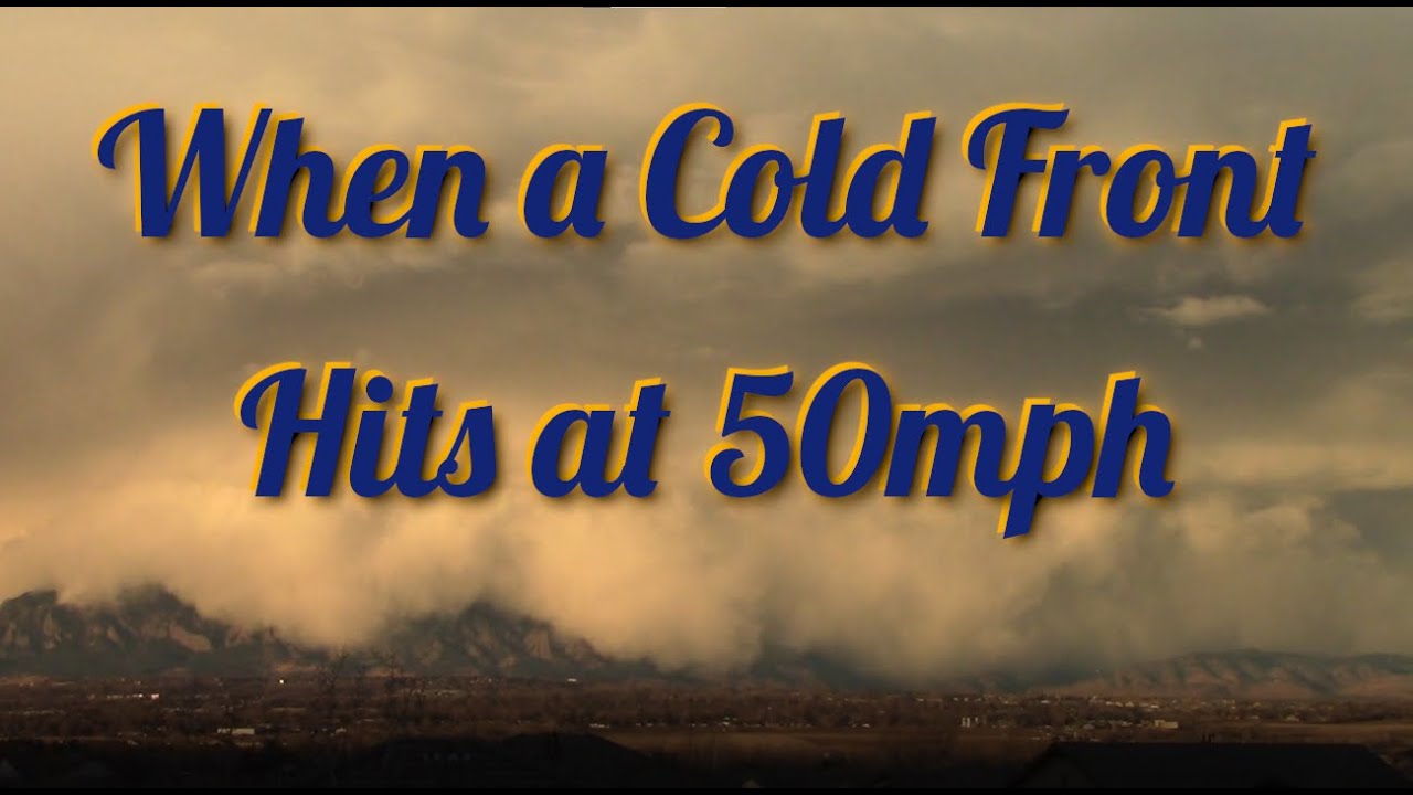 Extreme Weather: Cold Front Hits Hard! - Timelapse - YouTube