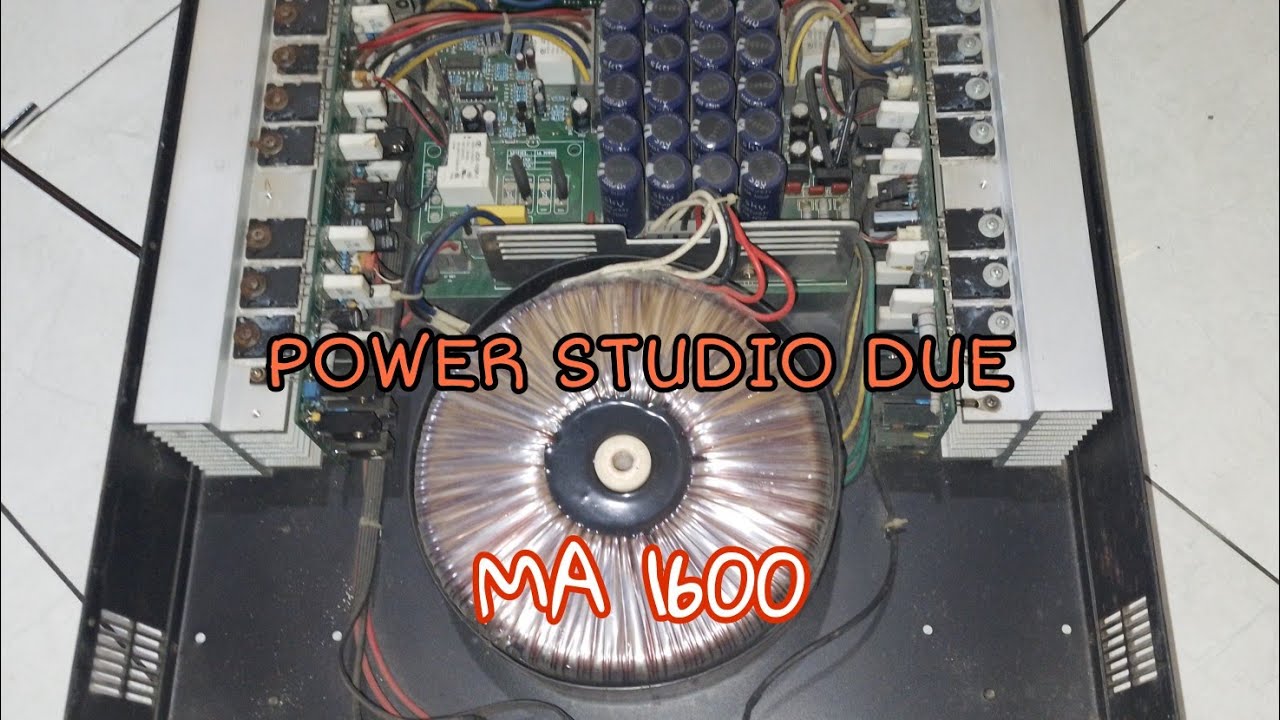 Power studio due MA 1600,angkat speaker sr an wharfedale suara bening ...