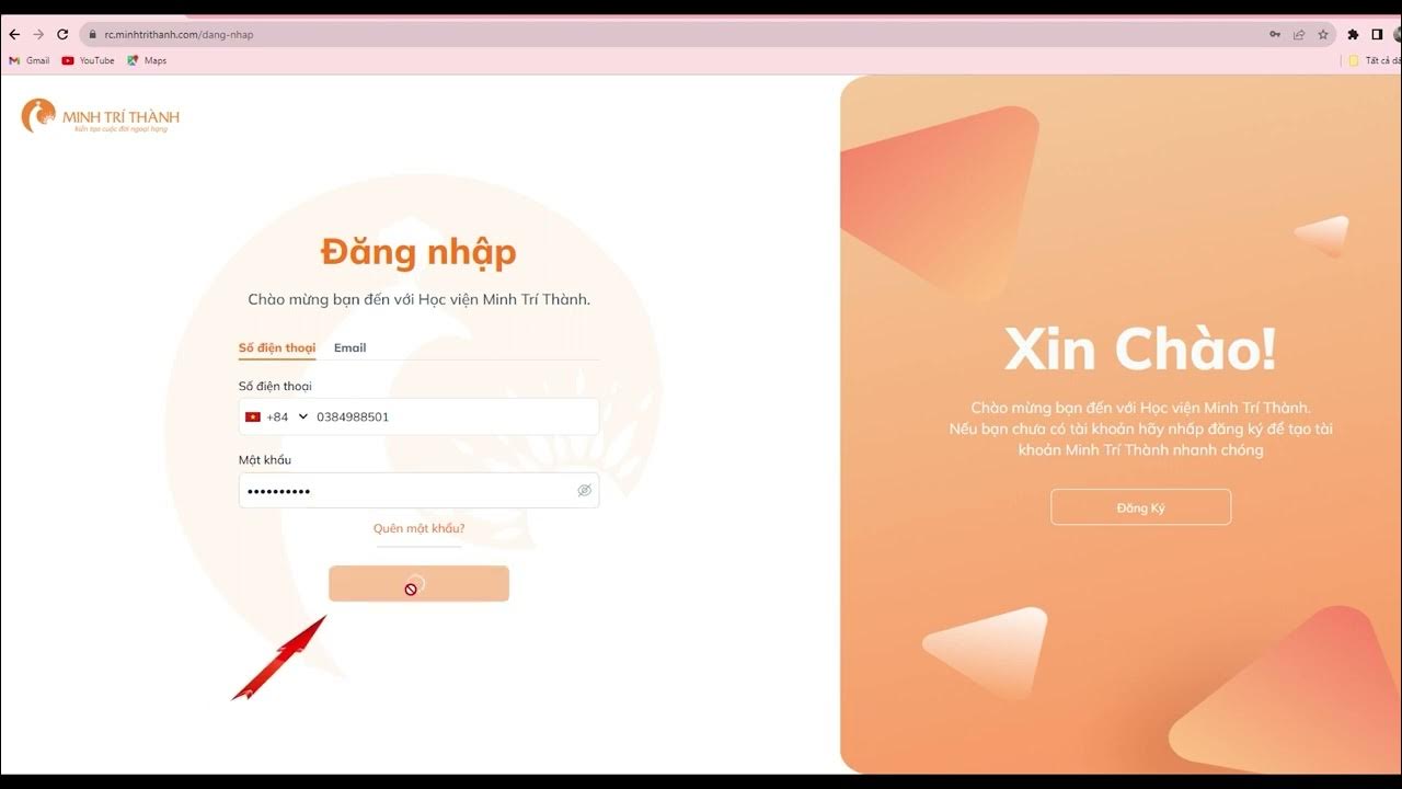 HƯỚNG DẪN ĐĂNG NHẬP WEBSITE MINH TRÍ THÀNH - YouTube