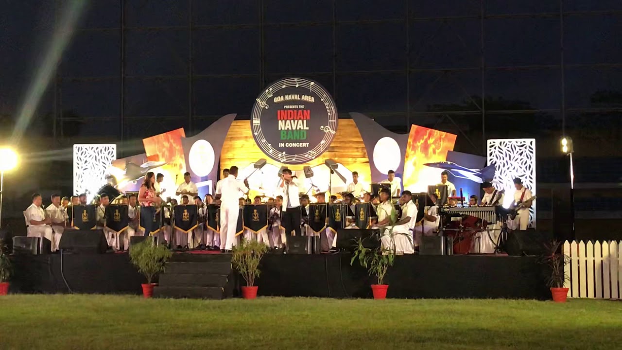 Besame Mucho Rohan SINGHAL with Indian naval band - YouTube