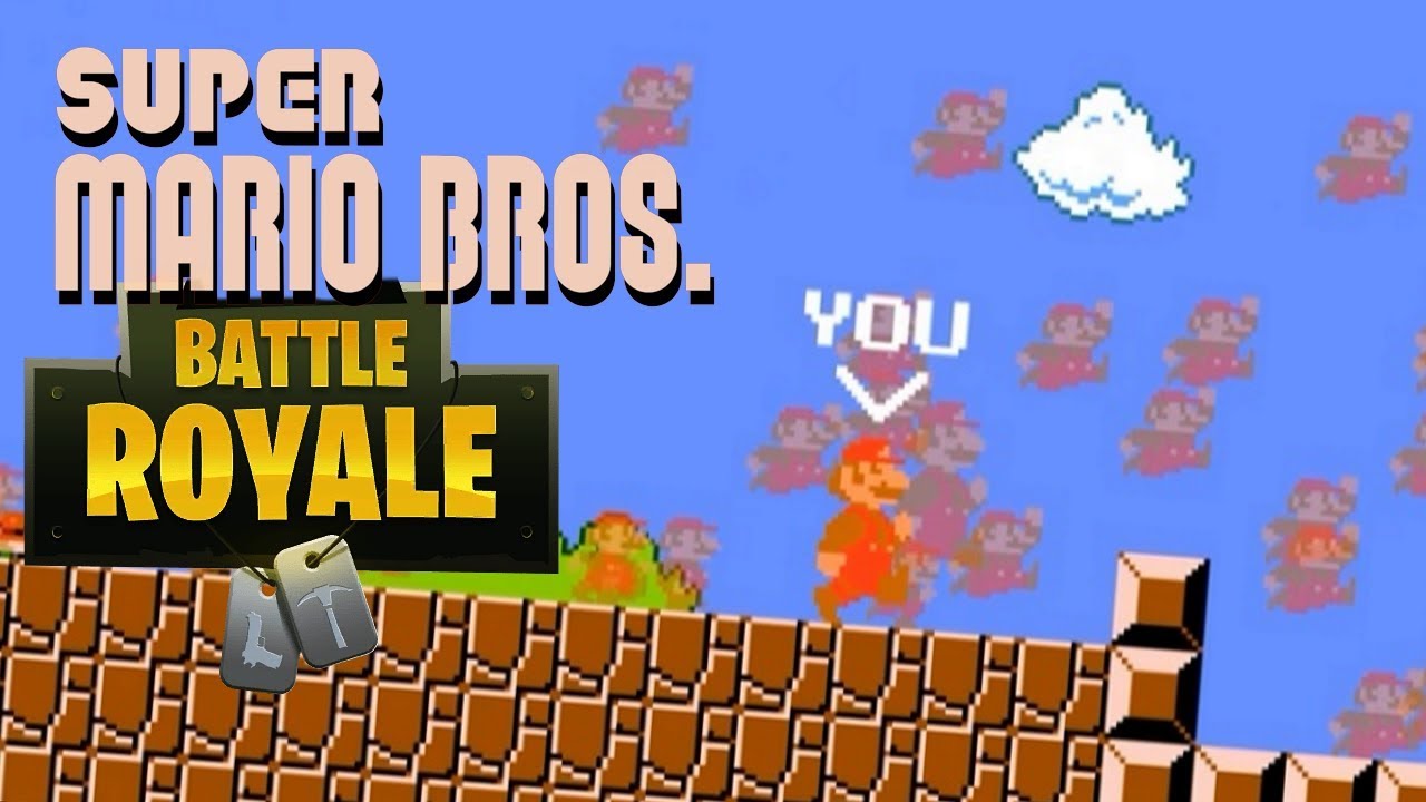 Super Mario Bros. Battle Royale Gameplay - YouTube