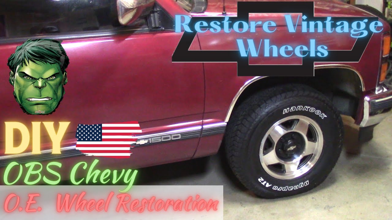 OBS Chevy Silverado "Ray Wheels" 15x7 Factory Alloy Wheel Restoration ...