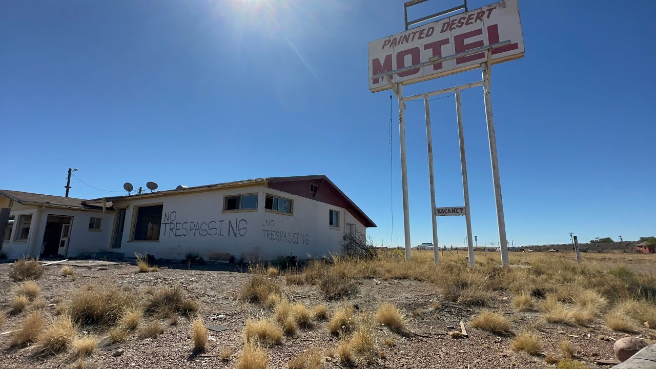 Historic Route 66 Painted Desert Motel now For Sale!! - YouTube