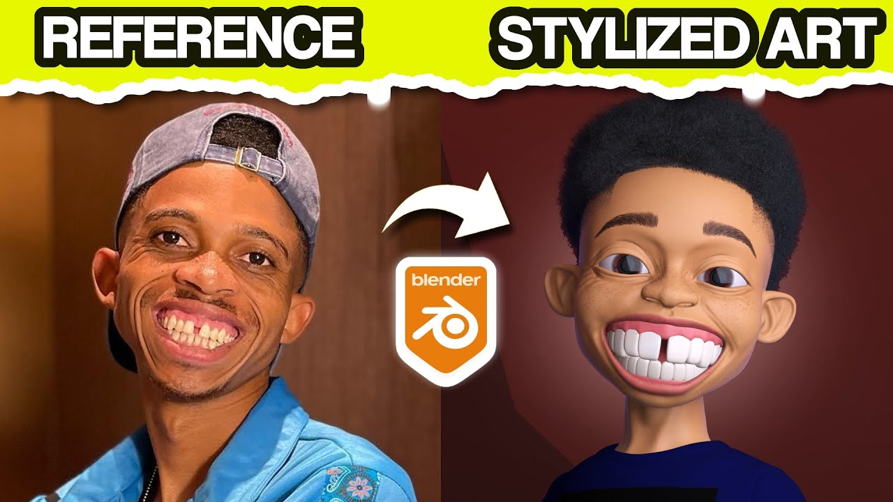 How to Stylize any Reference in Blender! - YouTube