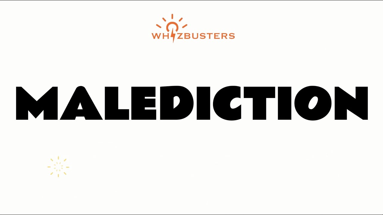 MALEDICTION (noun) Meaning, Pronunciation and Examples in Sentences ...