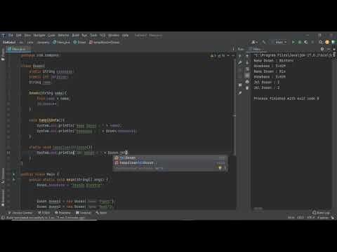 PBO Java 12 : Static atau Class Method - YouTube