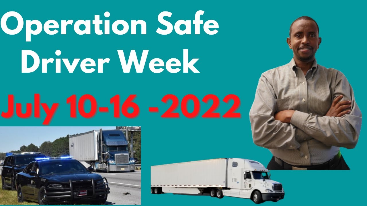 Operation Safe Driver Week July 10-16 #Somali - YouTube