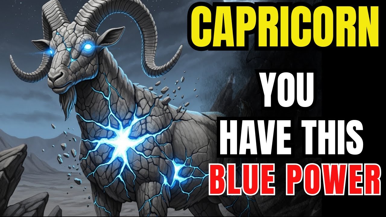 ♑🌌 CAPRICORN -THE HIDDEN ‘BLUE POWER’ GOD GAVE YOU — IT’S TIME TO USE ...