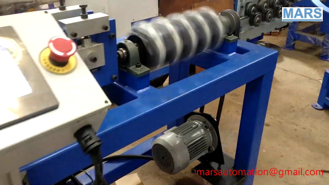 Automatic Wire Straightening and Cutting Machine - 5 to 10 mm Steel Wire - YouTube