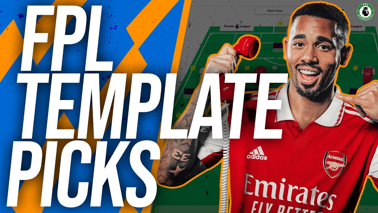 FPL TEMPLATE PICKS! FANTASY PREMIER LEAGUE 22/23 - YouTube