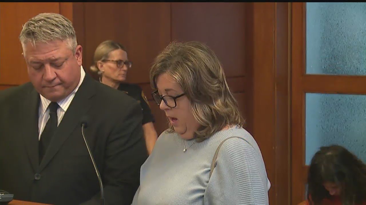 Woman sentenced on embezzlement charges - YouTube