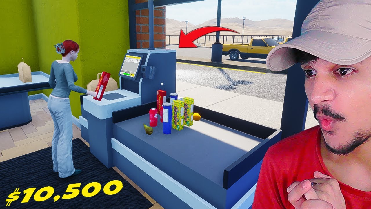I Spend $10,500 To Buy Self Checkout Machine! | Grocery Store Simulator ...