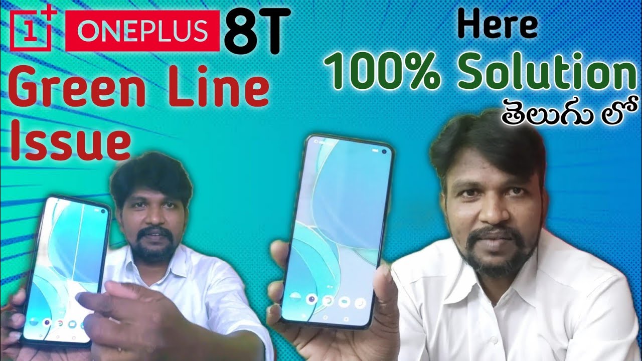 ONEPLUS 8T Green Line Issue 100% Solved in Telugu|Nandhans Digital ...