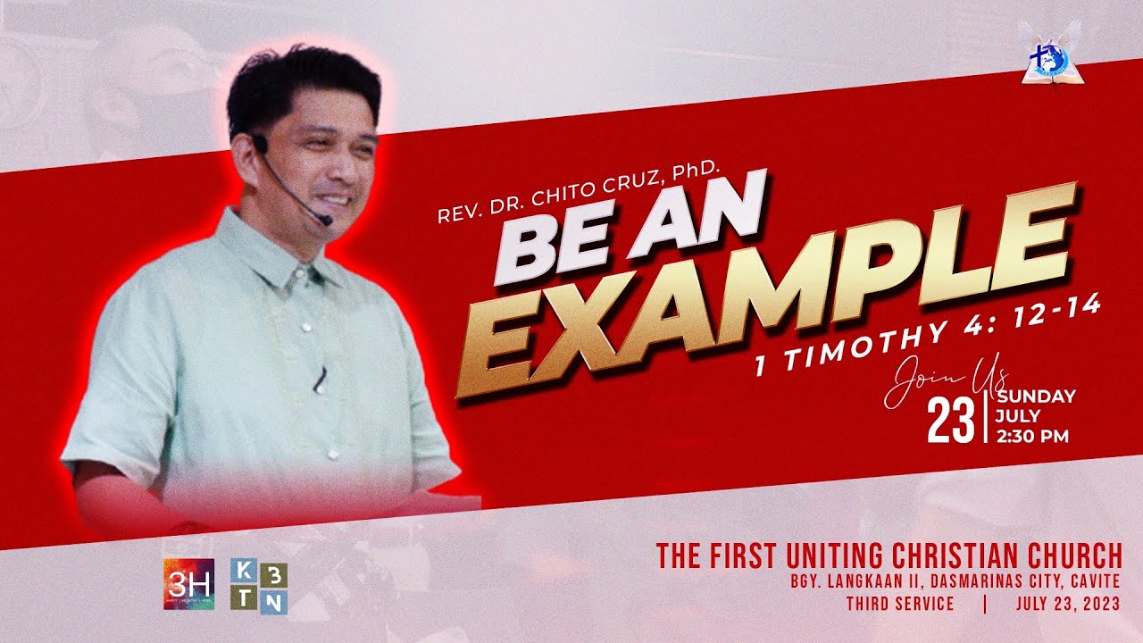 BE AN EXAMPLE | 1 TIMOTHY 4:12-14 - YouTube