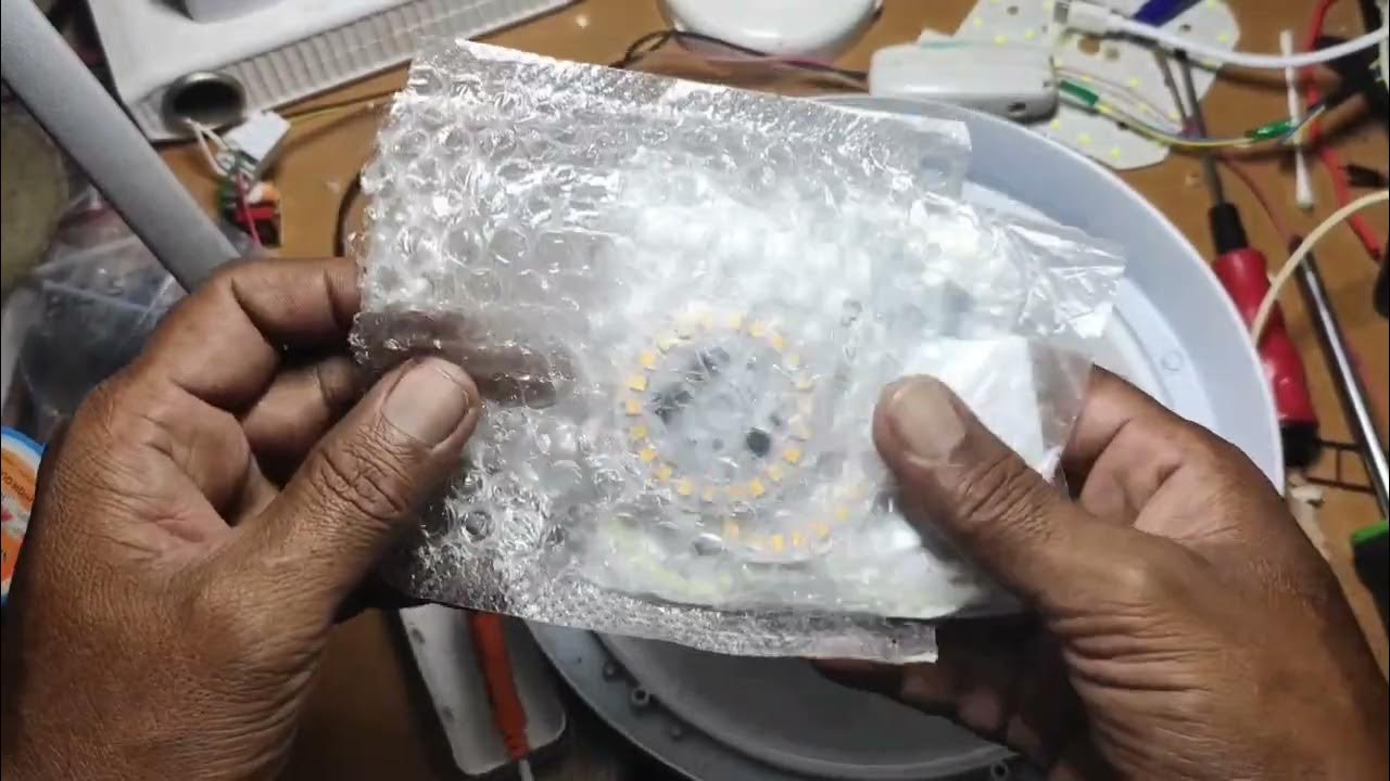 broken led light modifying ހަލާކުވެ ފަހުރިލެޑުލައިޓު ބަދަލުކޮށްލުން - YouTube