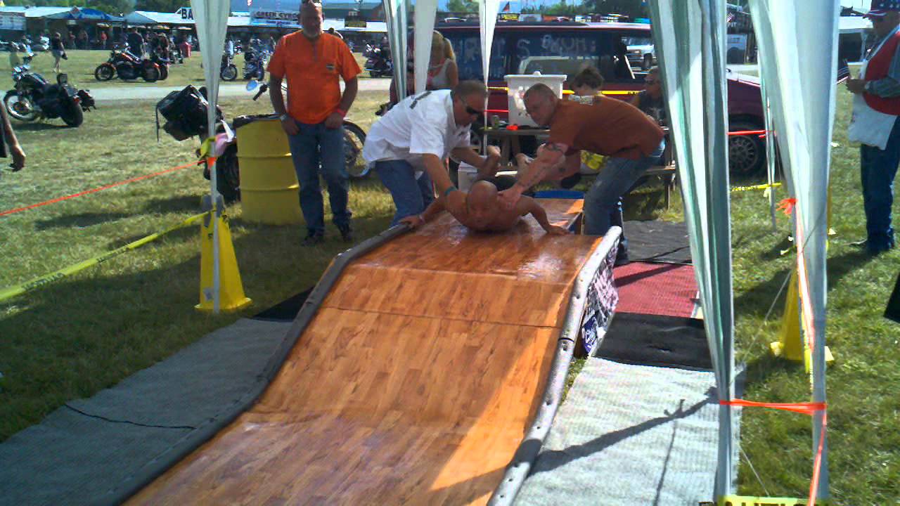 Mike and joshua midget bowling! - YouTube