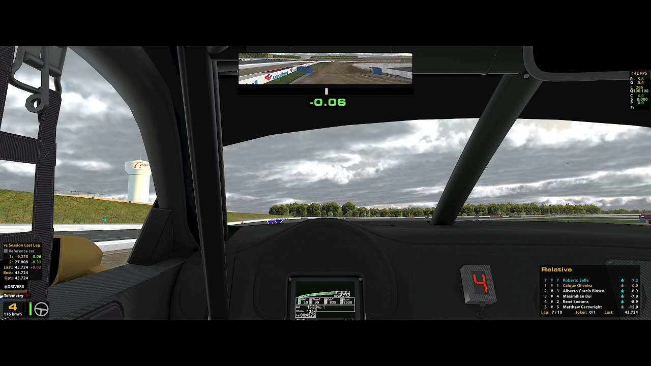 iRacing Rallycross | Beetle Lite Race @Charlotte - Top Split - YouTube
