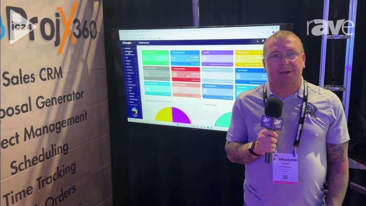 InfoComm 2024: Projx360 Offers Full-Service SaaS Project Management Software - YouTube