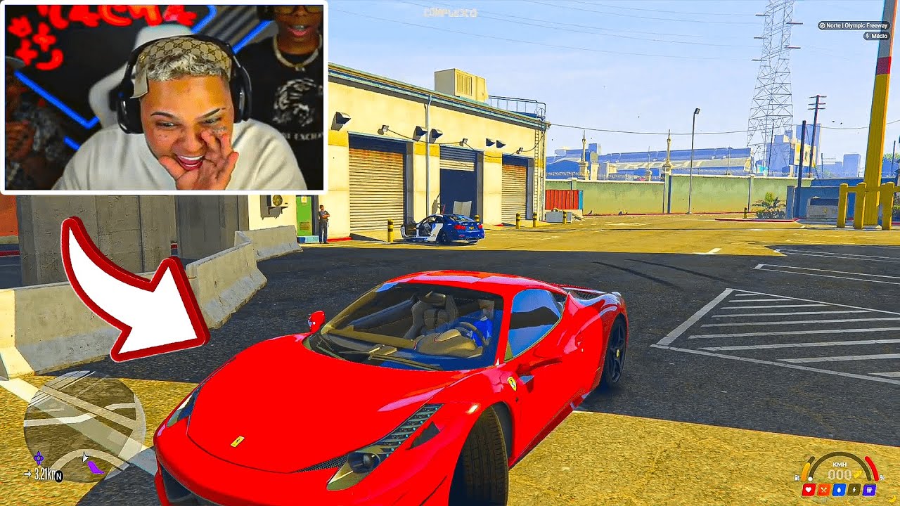 MC RYAN GANHAR UMA FERRARI DO ADM - GTA RP - YouTube