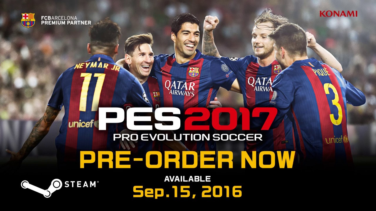PES 2017 - FC Barcelona Trailer [PC Version] - YouTube