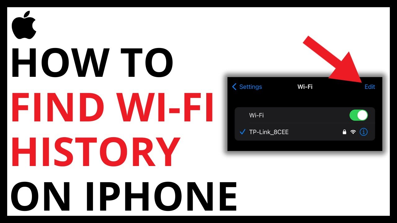 How to Find Wi-Fi History on iPhone [QUICK GUIDE] - YouTube