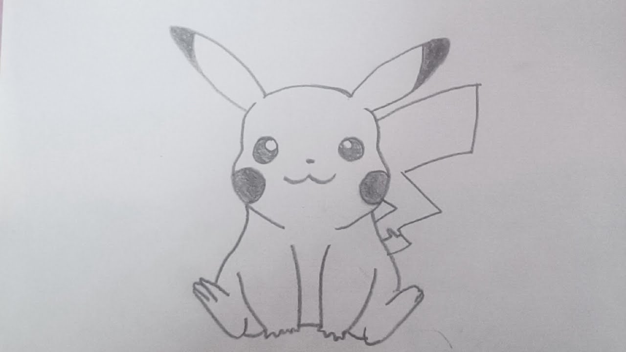 How to Draw Pikachu Step by Step | Easy Drawing Tutorial for Beginners ...