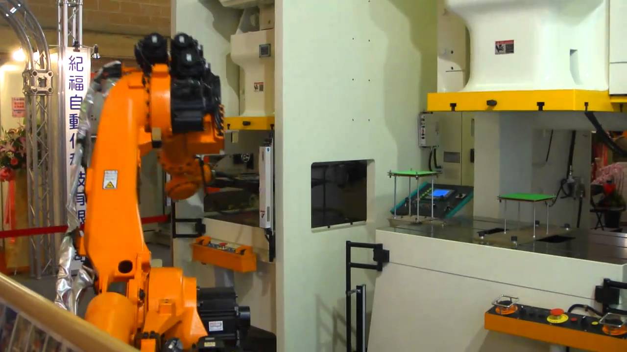 Mechanical Press | Press to Press Robot | Sutherland Presses - YouTube