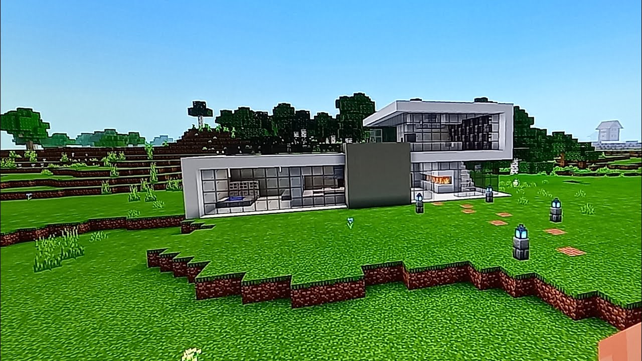 How to build a Modern Villa in Minecraft - YouTube