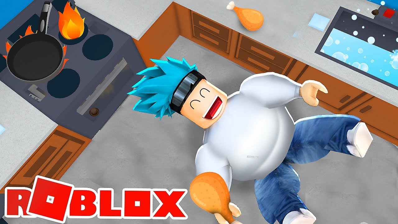 ABBIAMO MANGIATO TROPPO su ROBLOX! Super Fat Simulator - YouTube
