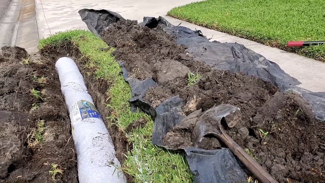 NDS Quick Drain, Great for Yard and French Drain - YouTube