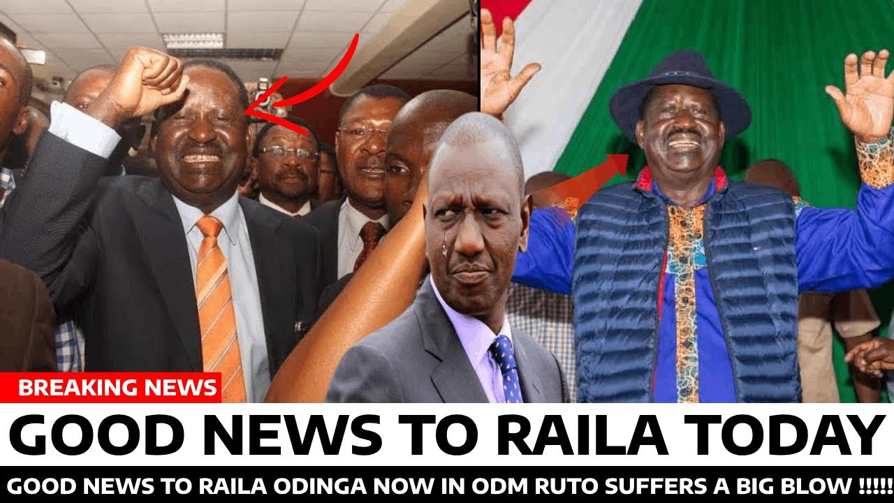 RAILA receives GOOD NEWS as he WINS BIG in ODM Leaving RUTO with a BIG ...