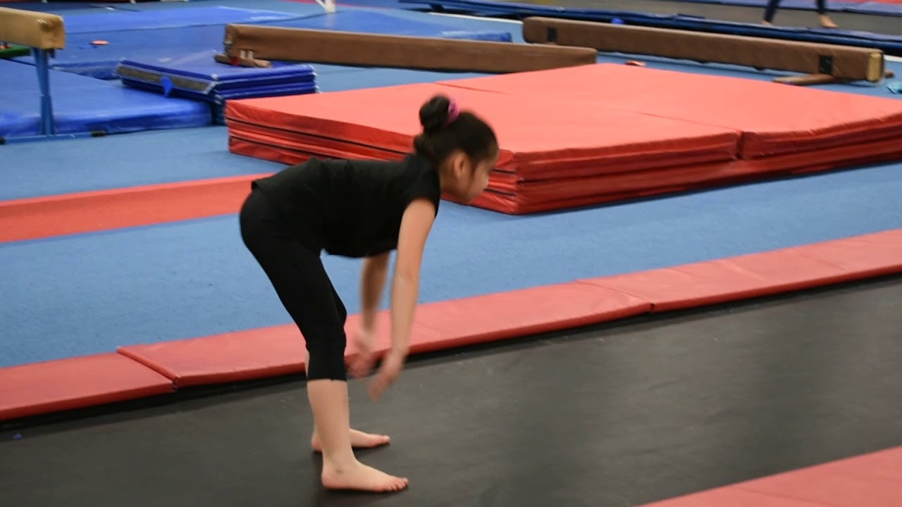 back tuck back in march - YouTube
