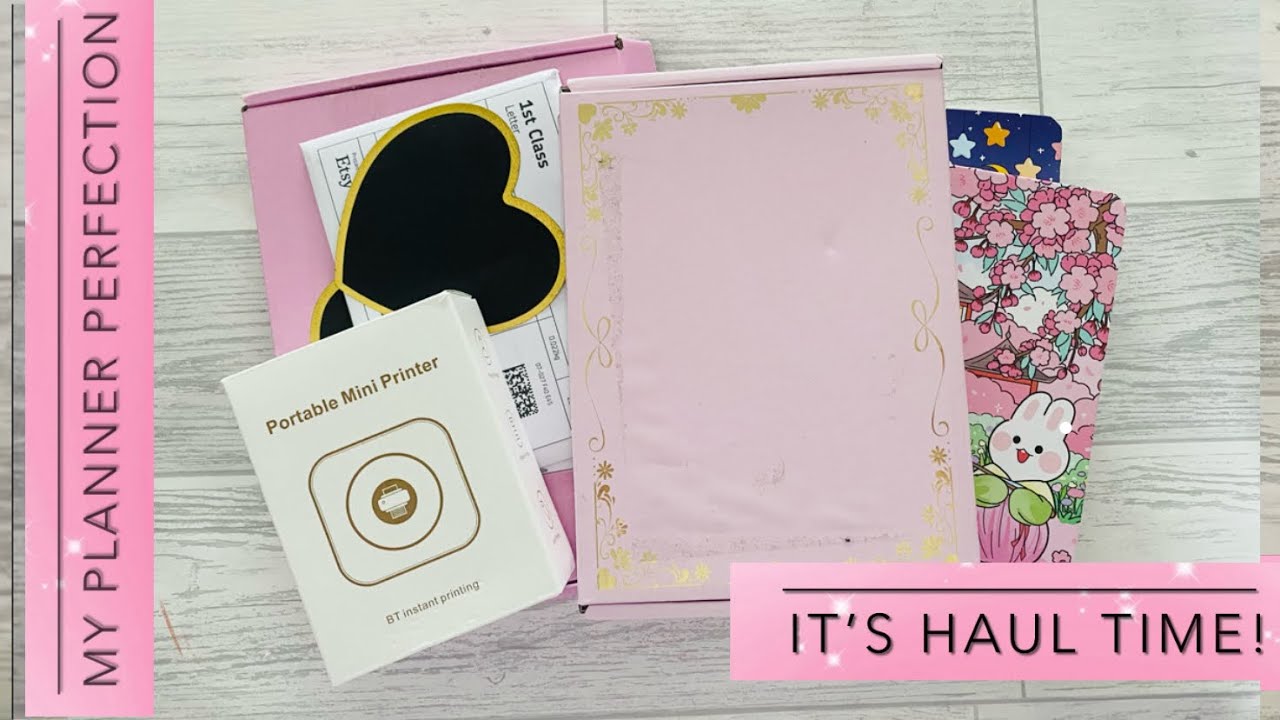 It’s Haul Time! My Planner Perfection | Temu - YouTube