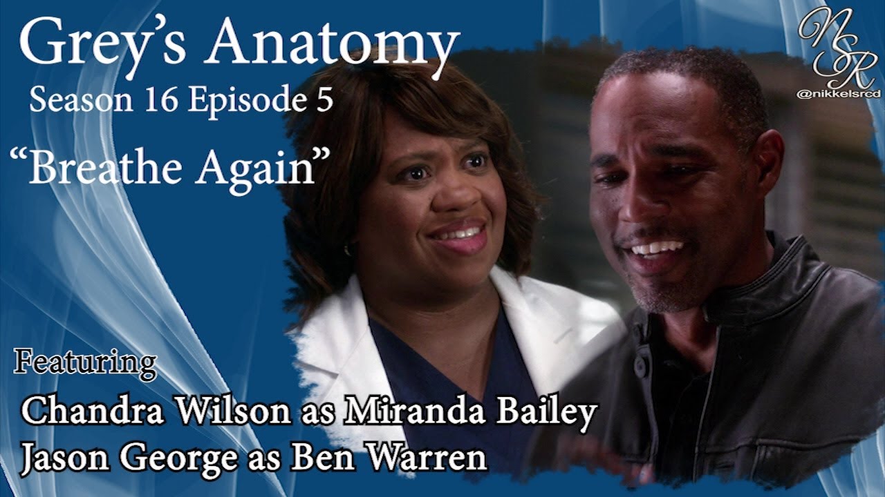 Ben and Bailey scenes from Grey's Anatomy S16E5 - YouTube