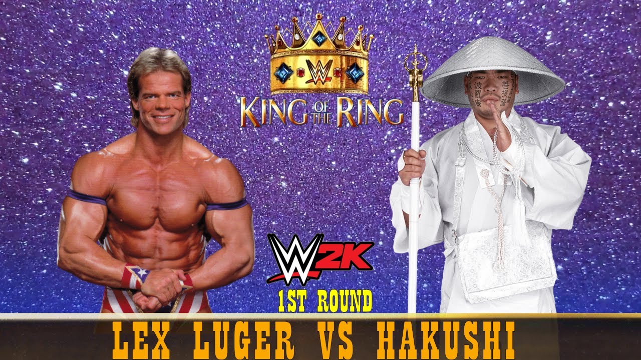 WWE ALL-TIME KING OF THE RING - Lex Luger vs Hakushi [1ST ROUND] - YouTube