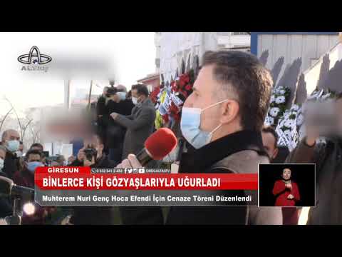 Muhterem Nuri Genç Hoca Efendi son yolculuğuna uğurlandı  I Ordu Altaş TV - 25 Ocak 2021