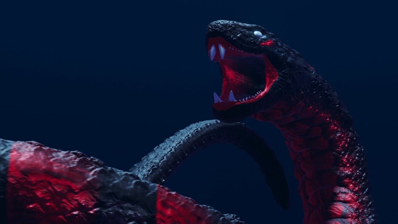 New monster falak snake | sea monsters animation - YouTube